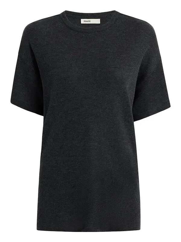 Khaite Maeve T-shirt - Charcoal