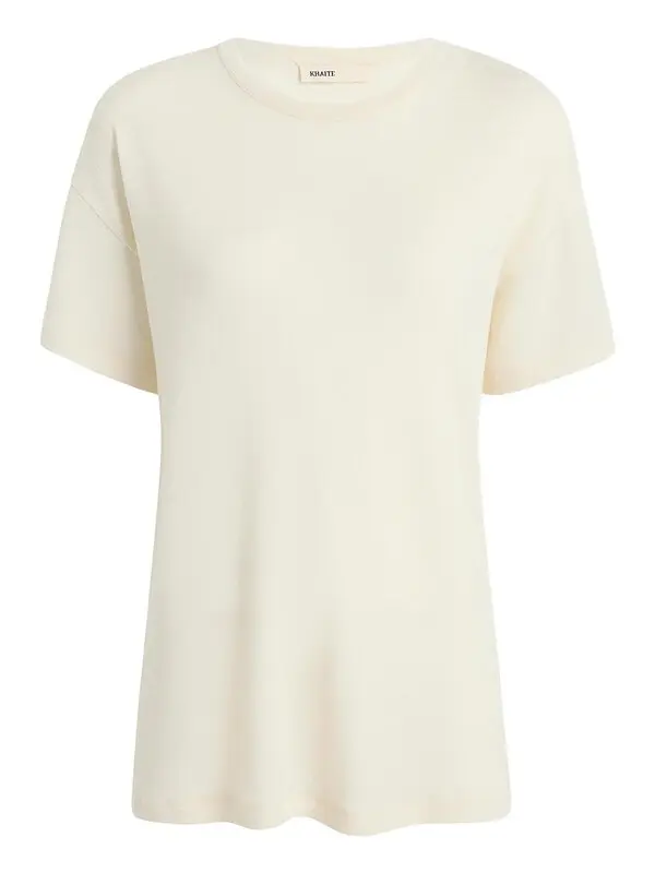 Khaite Maeve T-shirt - Cream