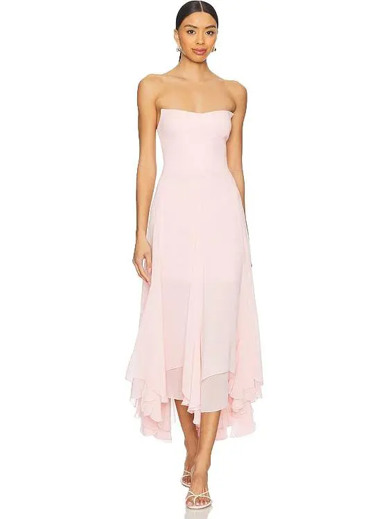 Amanda Uprichard Monterey Dress - Blush