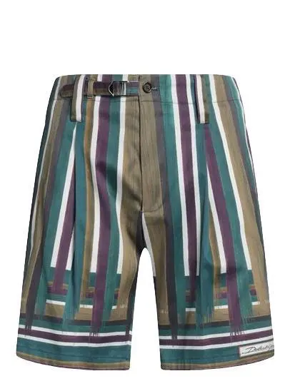 Dolce & Gabbana Striped Casual Shorts - Green