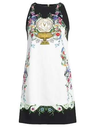 Versace Mini Flared Dress - White