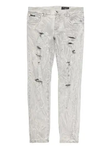Dolce & Gabbana Regular Fit Jeans - Light Grey
