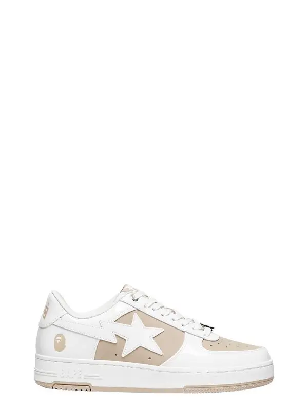 BAPE A Bathing Ape Sta Low #6in - White/beige