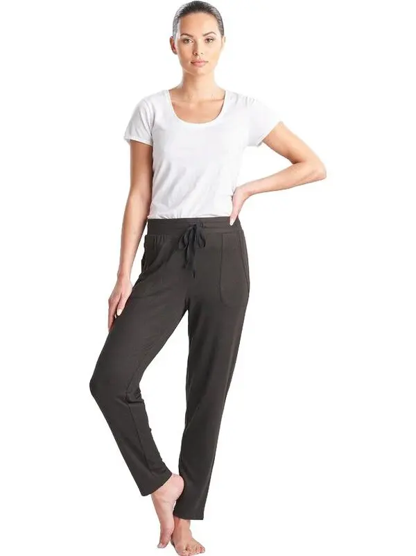 Natori Brushed Hacci Pant - Black