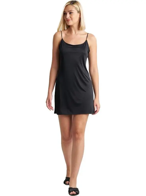 Natori Body Doubles Low Back Chemise - Black