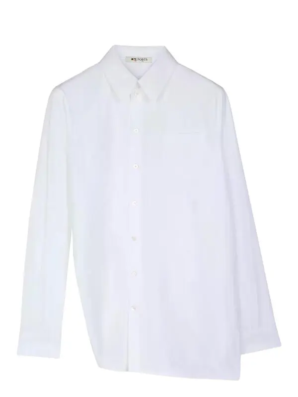 Ports 1961 No.10 Irregular Shirt - White