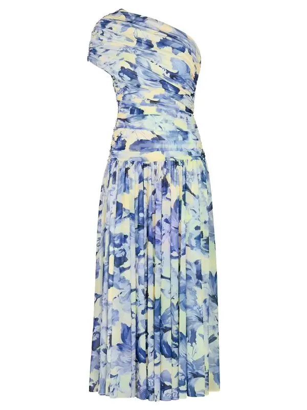 NICHOLAS Gaia Midi Dress - Blue