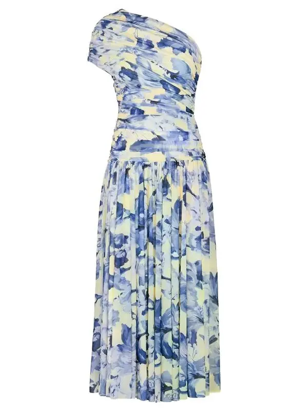 NICHOLAS Gaia Midi Dress - Blue