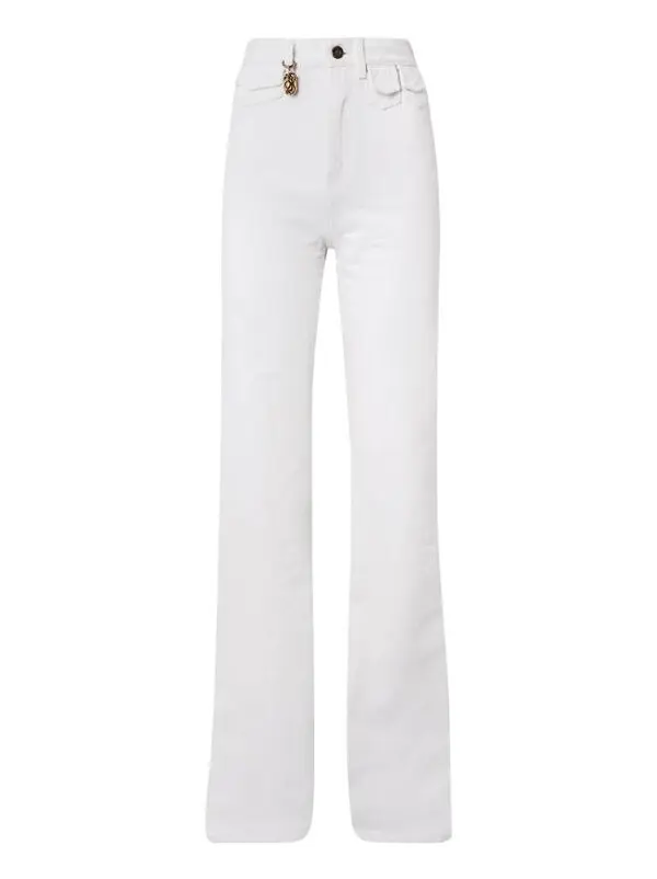Chloé High-rise Straight-leg Jeans - White