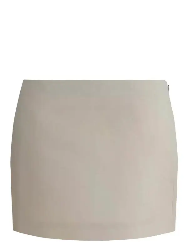 LISA YANG Silk Mini Skirt - Neutrals