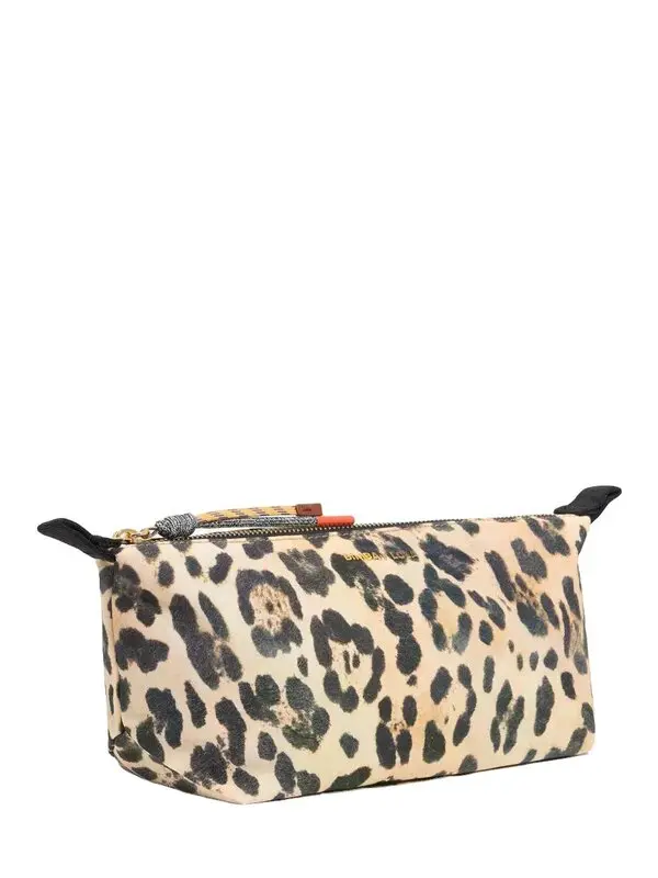 Bimba Y Lola Leopard Print Pouch - Neutrals