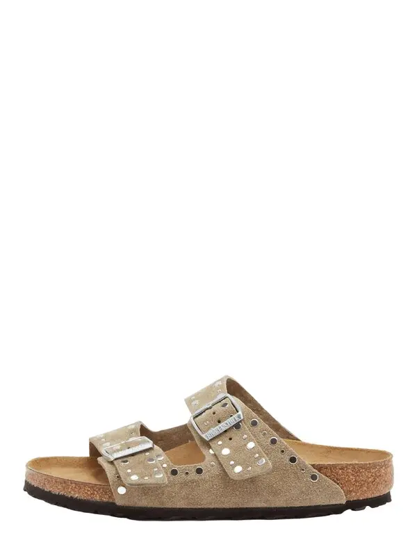 BIRKENSTOCK Arizona Rivet Sandals - Taupe