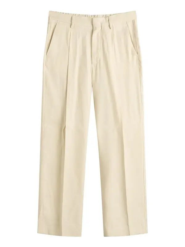 Nn07 Kay Linen Blend Trousers - Ivory