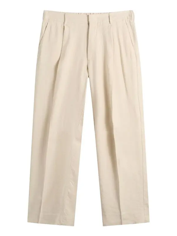 Nn07 Kay Linen Blend Trousers - Ivory