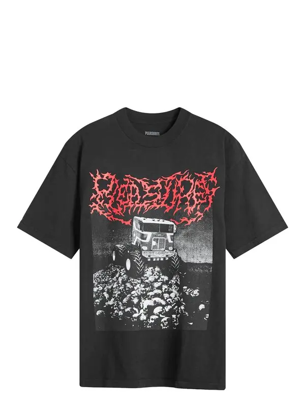 PLEASURES Off Road T-shirt - Black