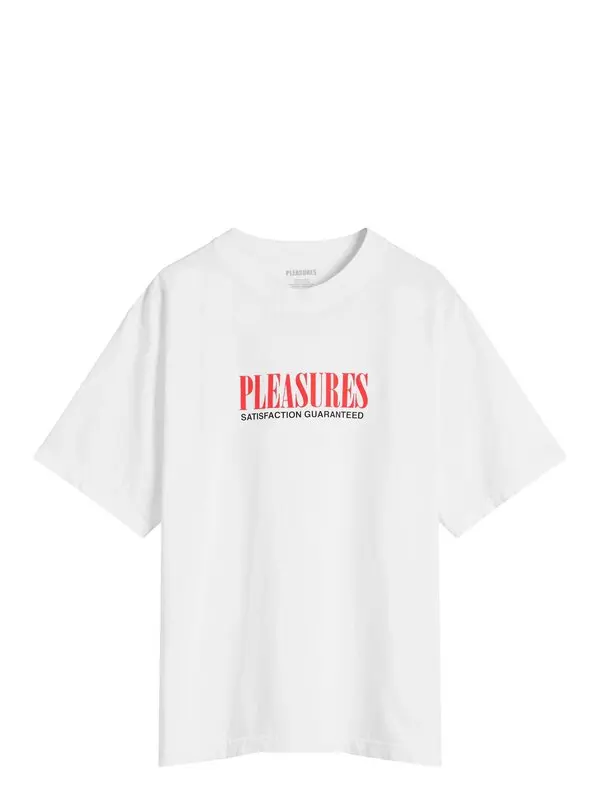 PLEASURES Satisfaction T-shirt - White