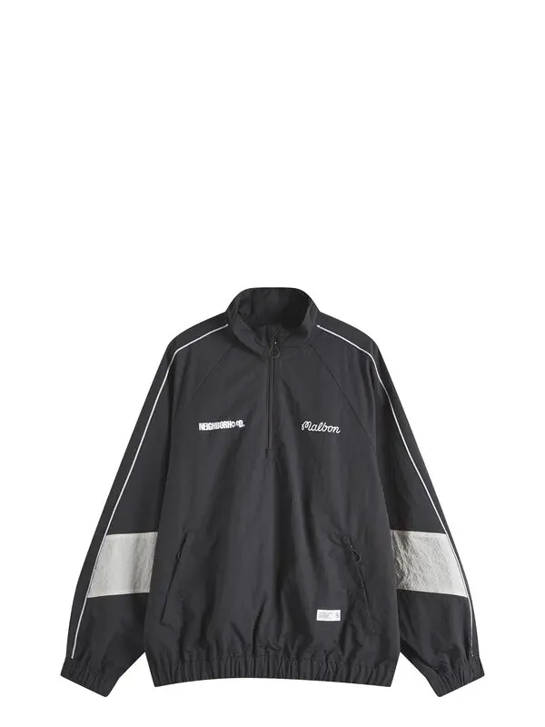 NEIGHBORHOOD X Malbon Golf Quarter Zip Jacket - Black