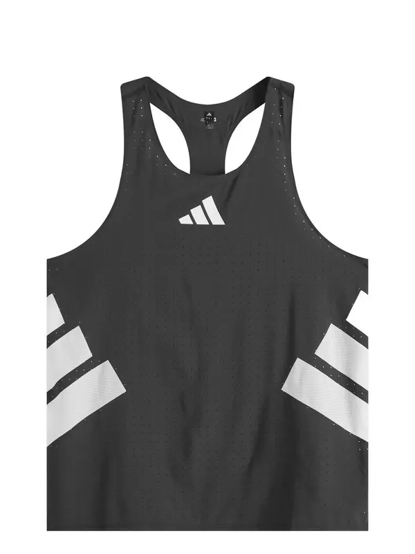ADIDAS RUNNING Adizero Road To Records Tank Top - Black