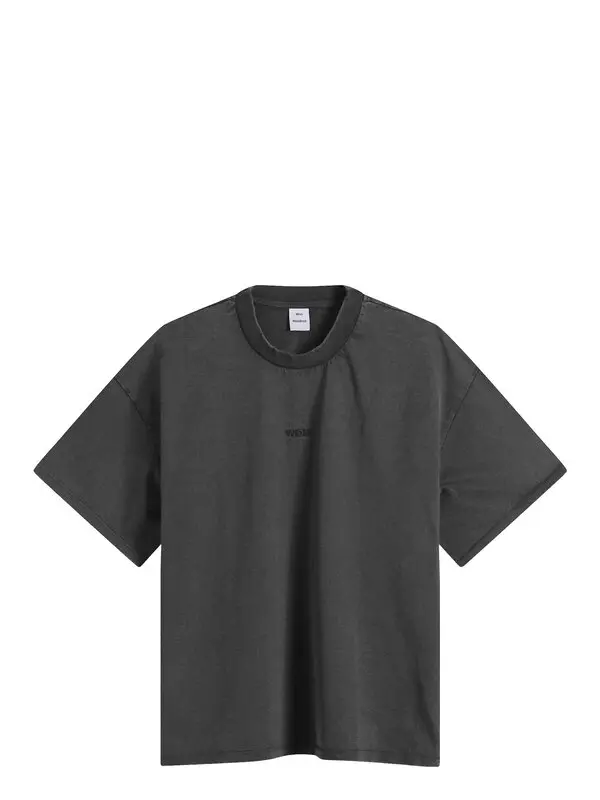 WON HUNDRED Staff Boxy T-shirt - Washed Black