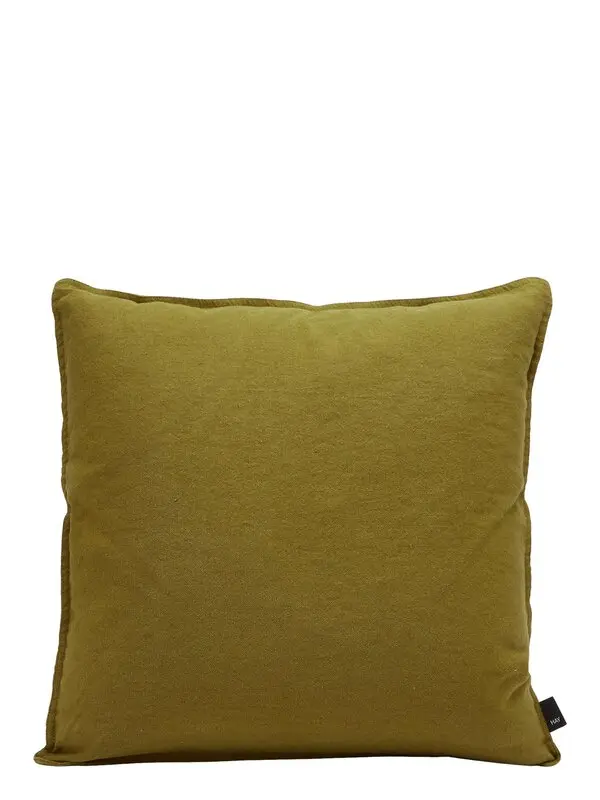 HAY Linen Cushion 50x50cm - Olive