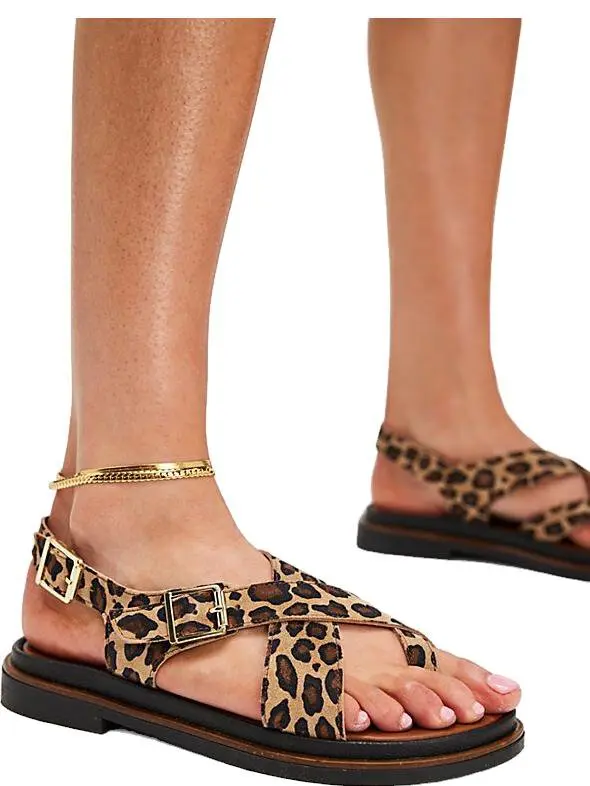 Free People Safari Sandals - Neutral Motif
