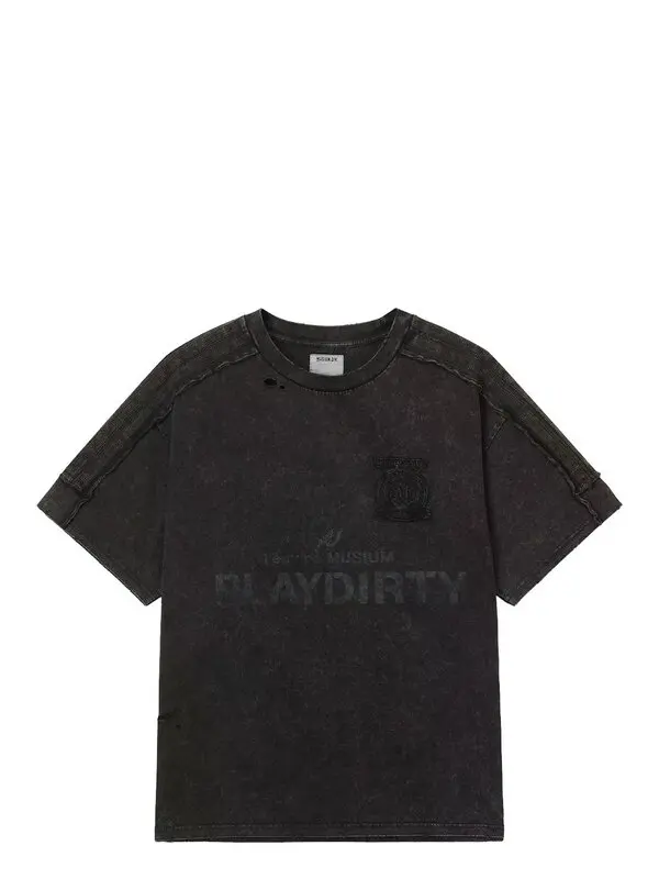 MUSIUM DIV. Cotton T-shirt - Black