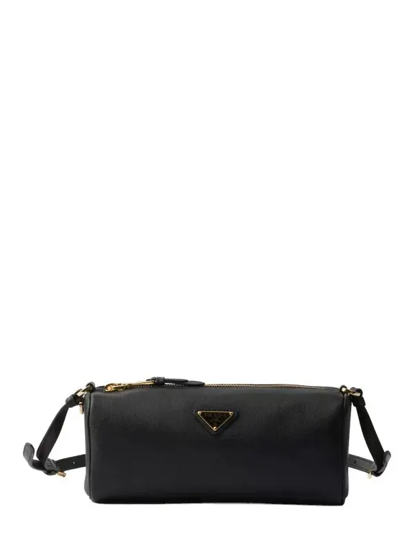 Prada Leather Shoulder Bag - Black