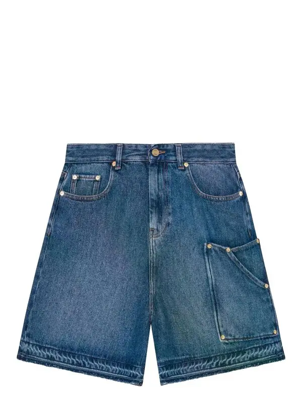 GANNI Denim Shorts - Blue