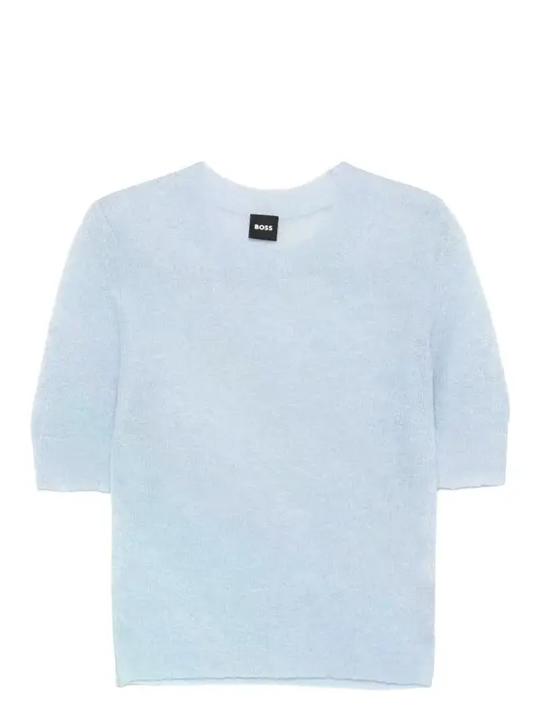 BOSS Knitted T-shirt - Blue