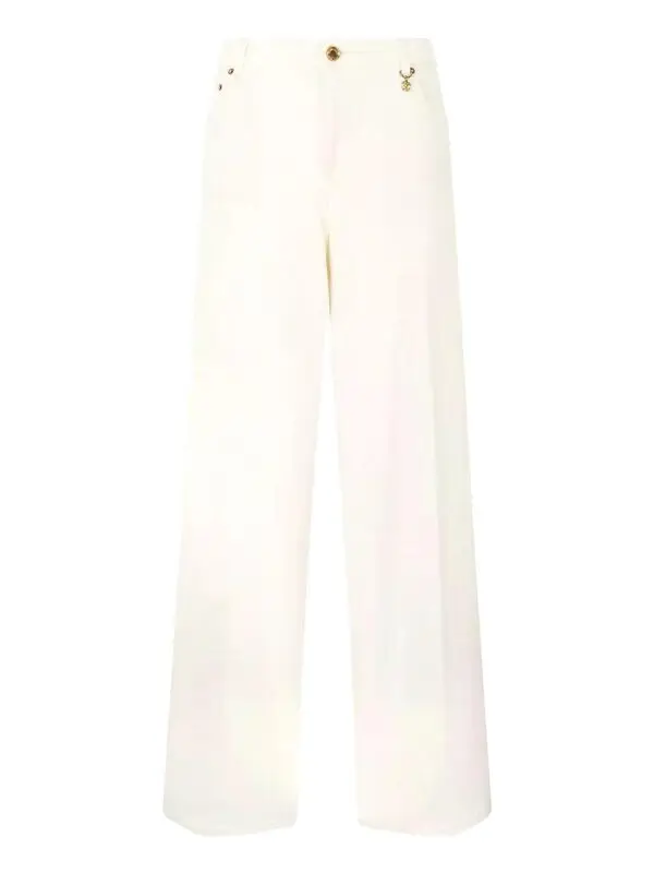 Roberto Cavalli Python-print Trousers - Neutrals