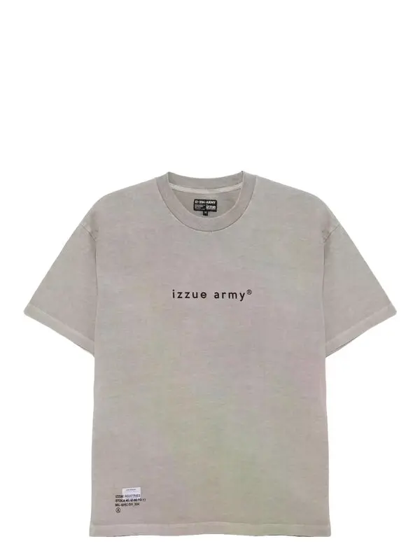 Izzue Logo-print T-shirt - Grey