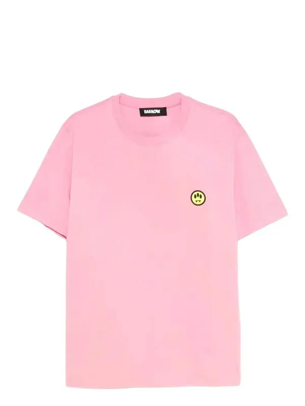 BARROW Logo-print T-shirt - Pink