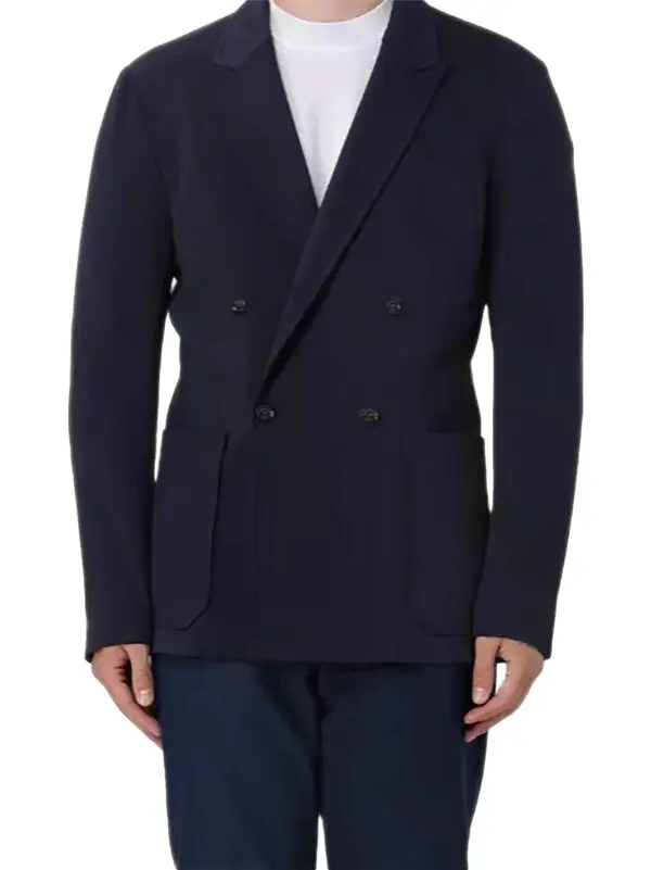PAOLO PECORA Double-breasted Blazer - Blue