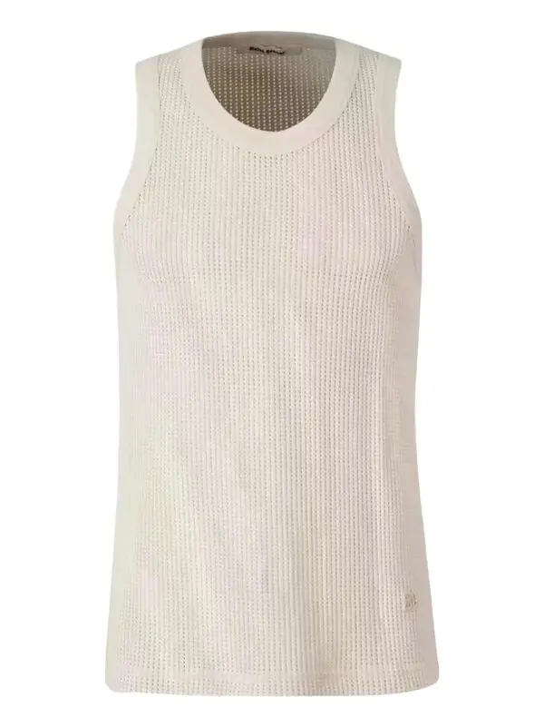 WALES BONNER Jersey Tank Top - White