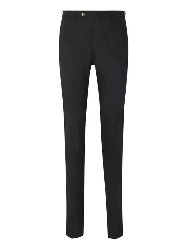 PT TORINO Cotton-blend Trousers - Black