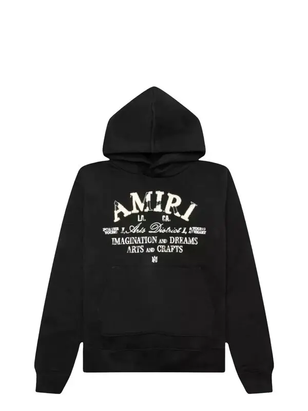 Amiri Printed Hoodie - Black