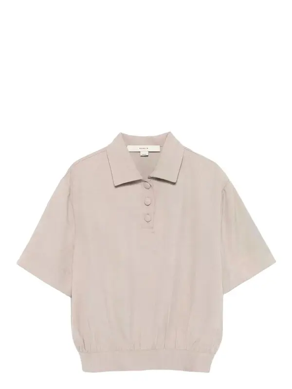 Remain Birger Christensen Tailored Polo Top - Grey