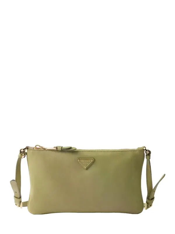 Prada Leather Shoulder Bag - Green