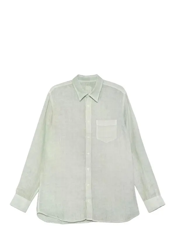 120% Lino Linen Shirt - Green