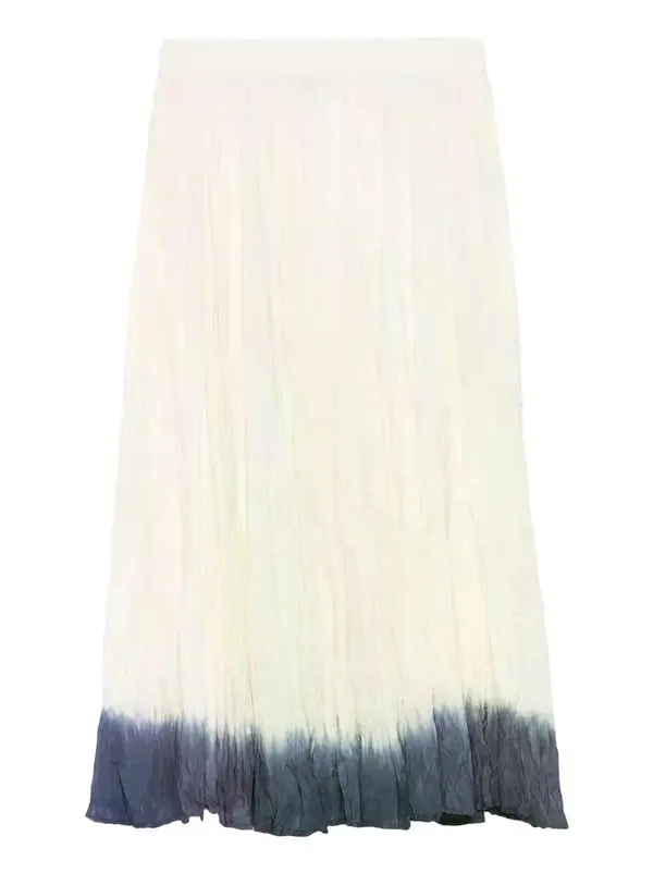 JOSEPH Crinkled Midi Skirt - Neutrals