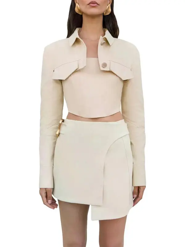 Cult Gaia Kay Skirt - Neutrals