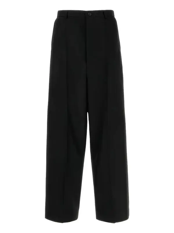Balenciaga Straight-leg Trousers - Black