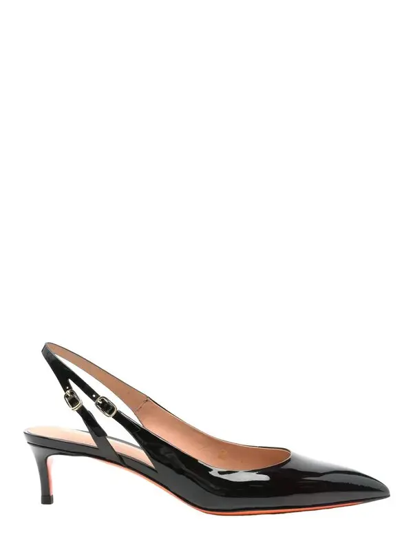 Santoni 45mm Audrey Pumps - Black