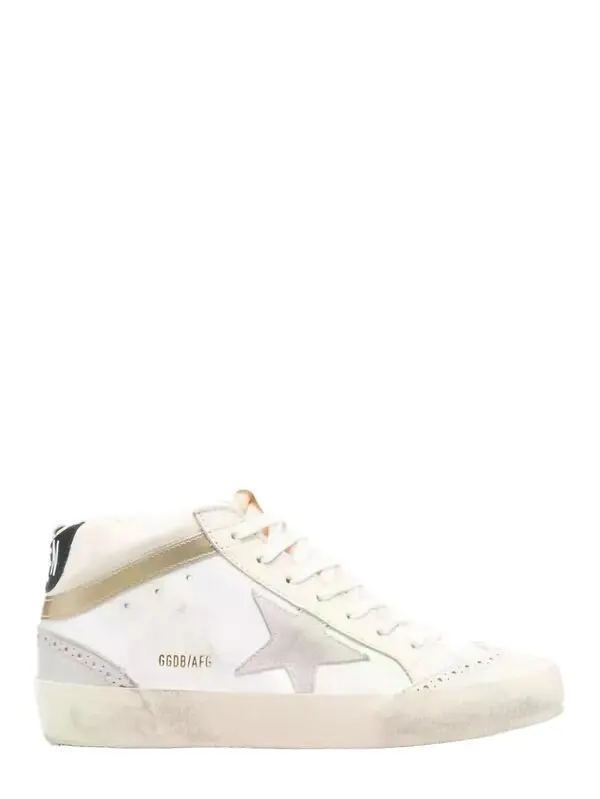 GOLDEN GOOSE Mid Star Sneakers - White