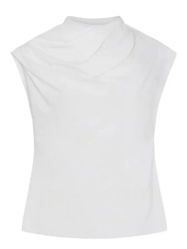 Rosetta Getty Twist Top - White