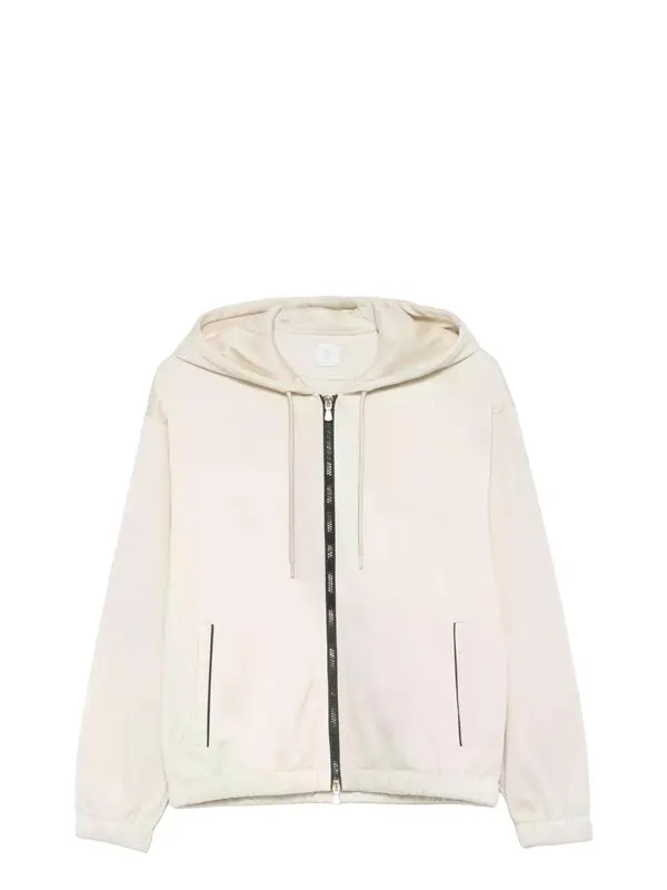 Eleventy Zip-up Hoodie - Neutrals