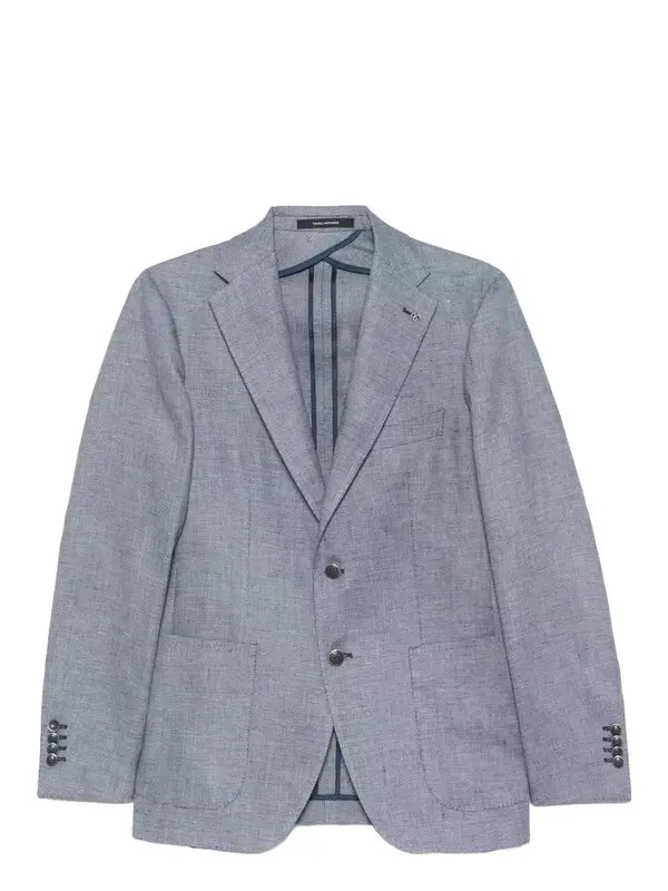 Tagliatore Textured Blazer - Blue