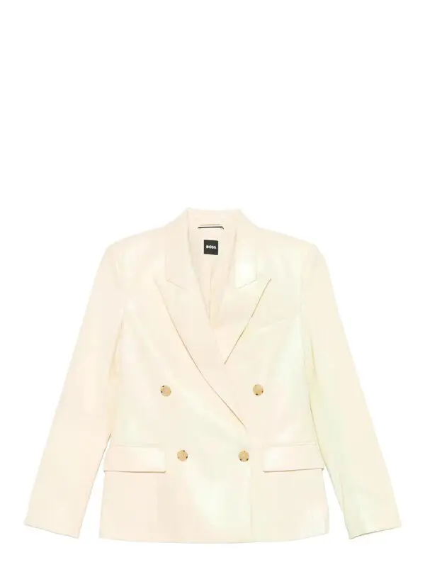 BOSS Jaleto Double-breasted Blazer - Neutrals