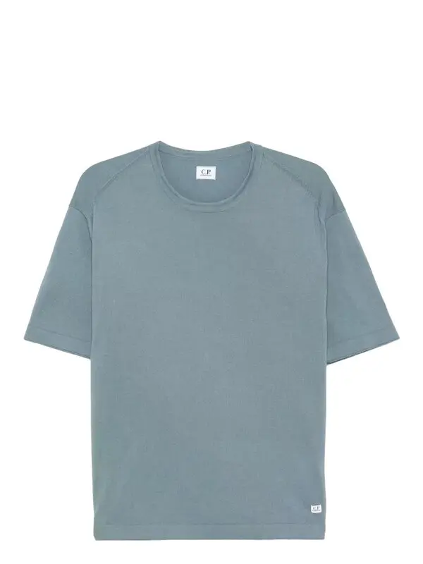 C.P. COMPANY Fine-knit T-shirt - Blue