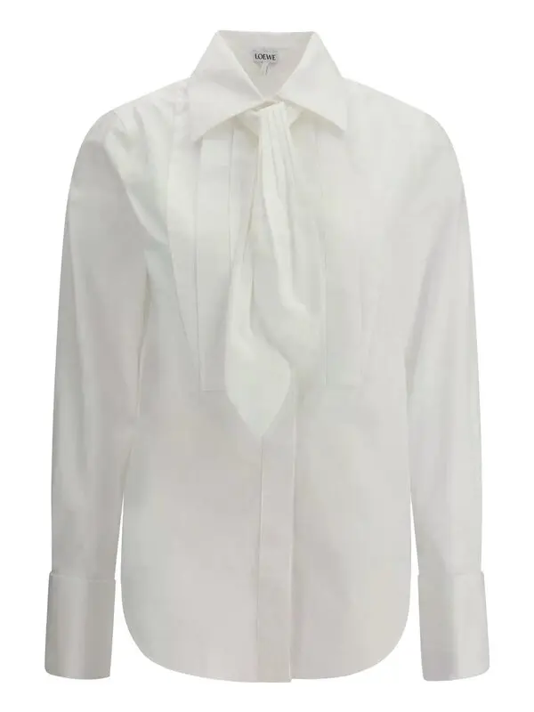 Loewe Pleated-front Shirt - White